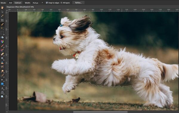 How to Create a Dispersion Effect in Affinity Photo - The Creative Hagja