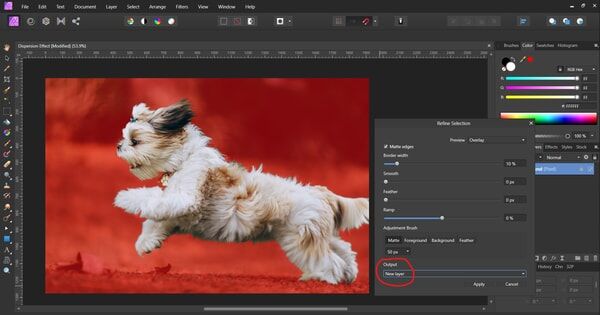 How to Create a Dispersion Effect in Affinity Photo - The Creative Hagja