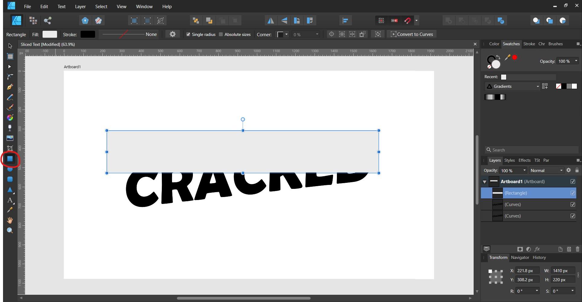 How to Create a Sliced Text Effect in Affinity Designer - The Creative ...