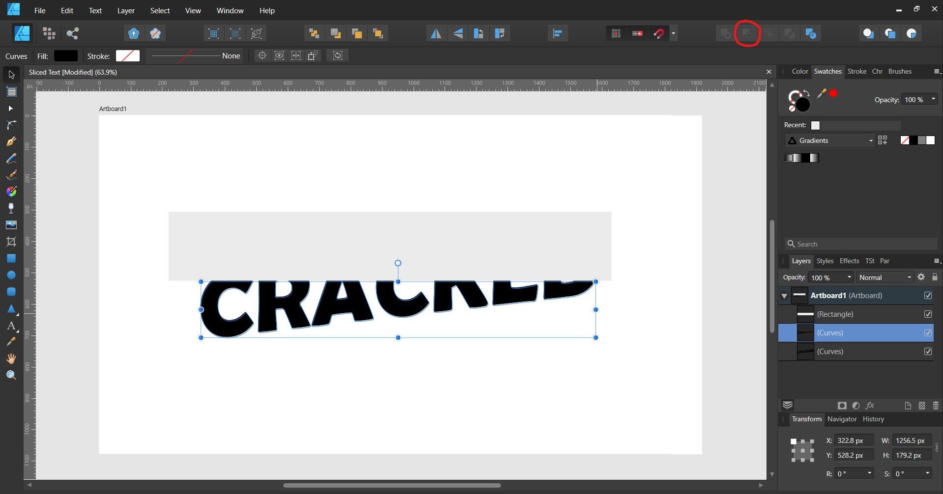 How to Create a Sliced Text Effect in Affinity Designer - The Creative ...