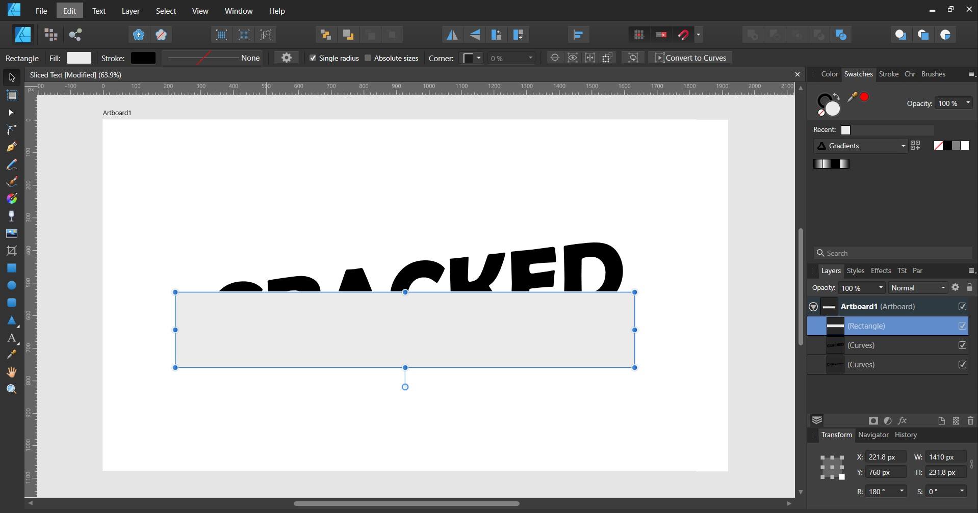 How to Create a Sliced Text Effect in Affinity Designer - The Creative ...