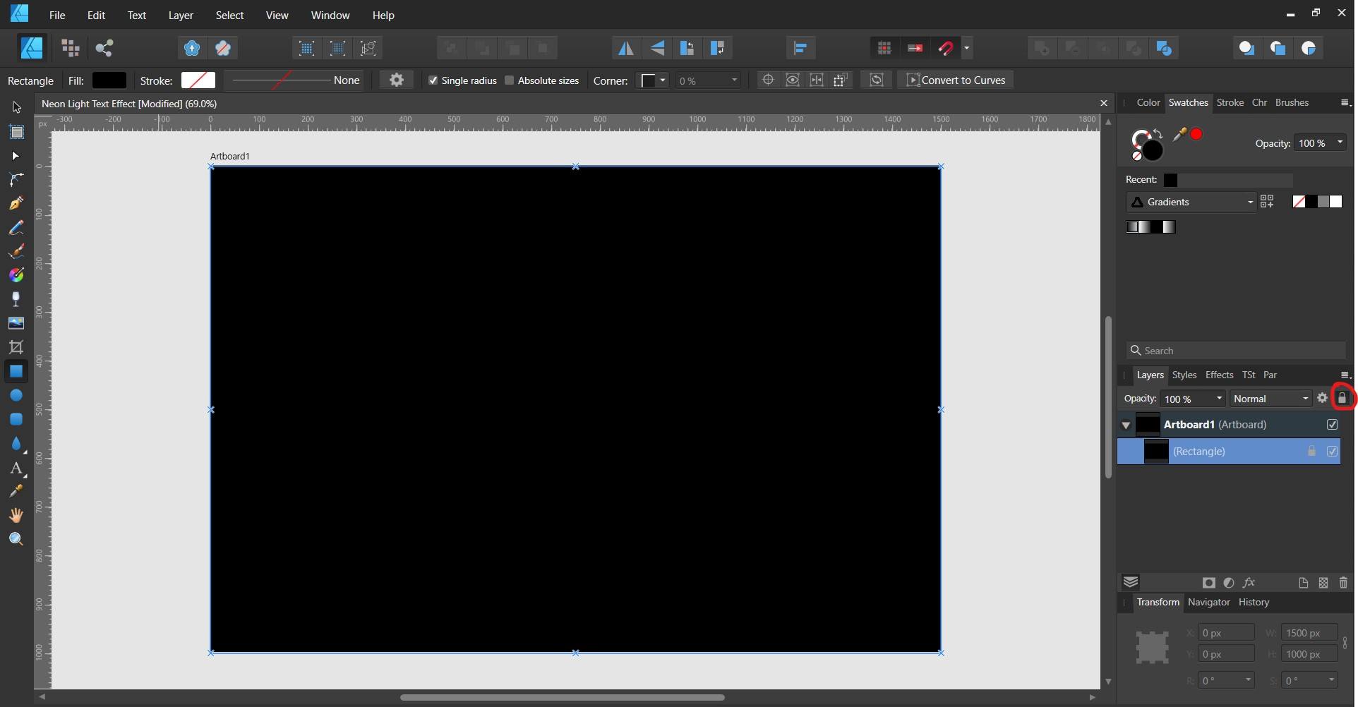 How to Create a Neon Text Effect in Affinity Designer - The Creative Hagja