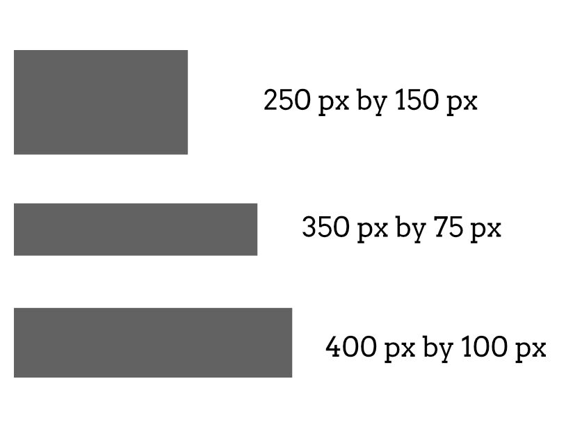 horizontal logo size