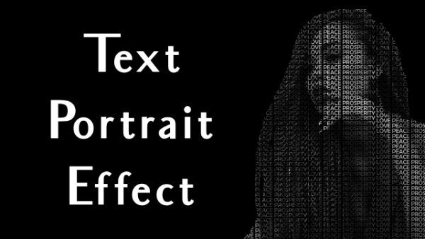 Text Portrait Effect in Affinity Photo - The Creative Hagja
