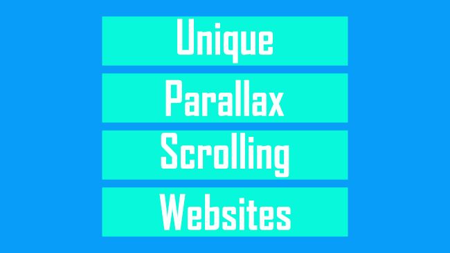 6 Unique Parallax Scrolling Websites - The Creative Hagja